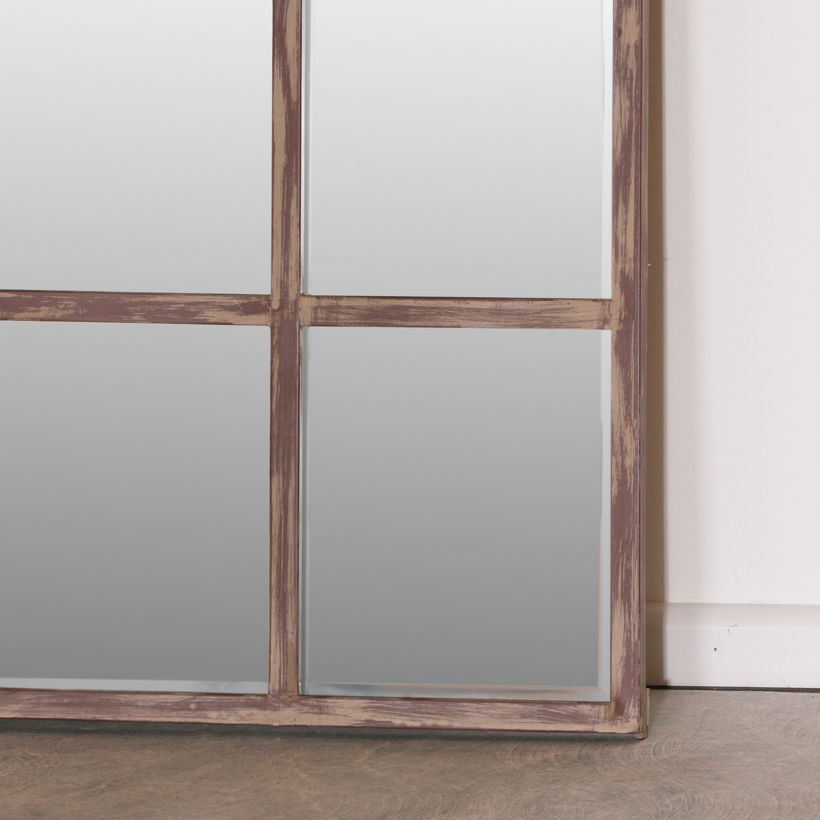 Multi-Window Effect Mirror Furniture - La Maison Chic Luxury Interiors