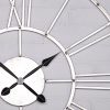 Aged Silver Metal Wall Clock Furniture - La Maison Chic Luxury Interiors