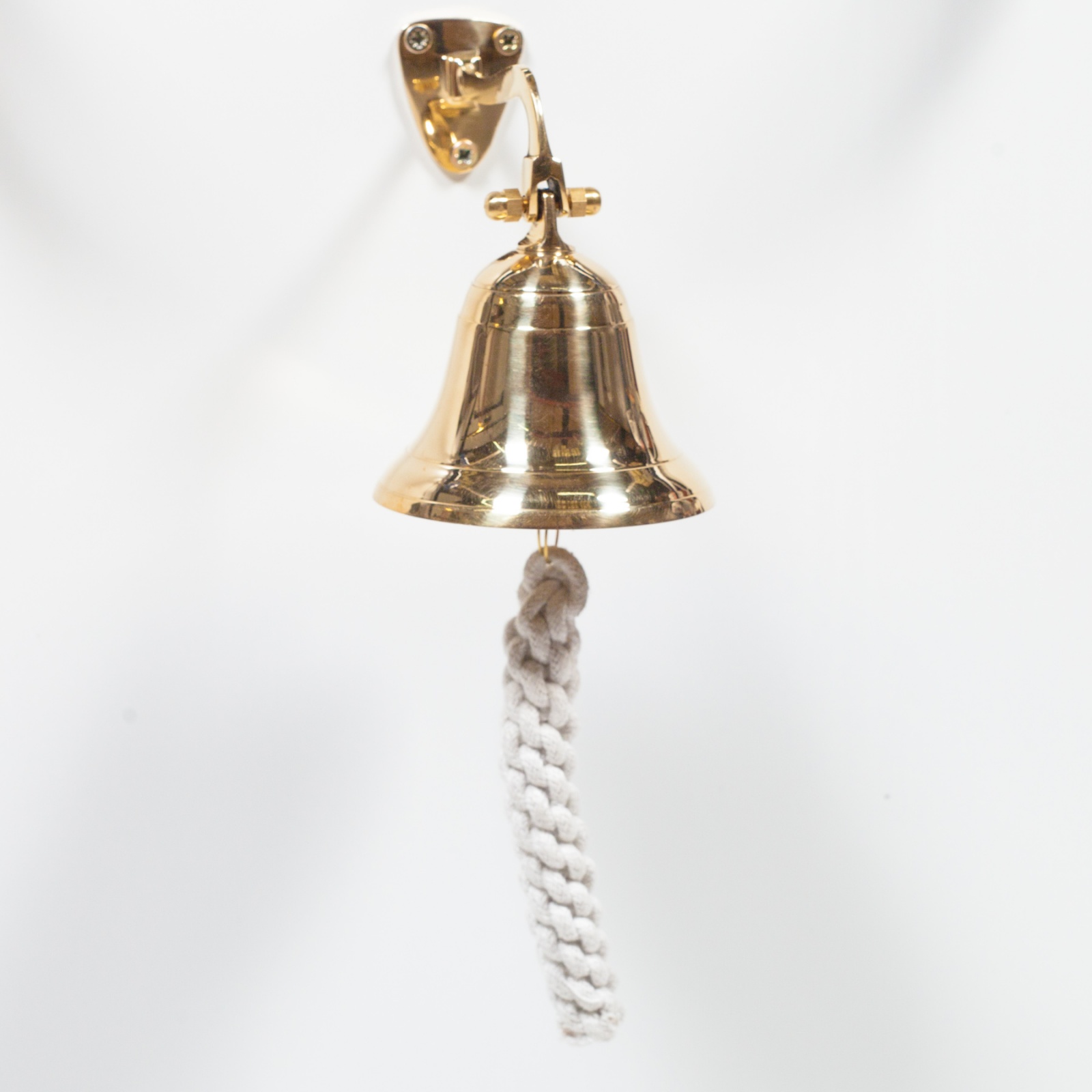 Nautical Polished Brass Ship Bell 4" Furniture - La Maison Chic Luxury ...